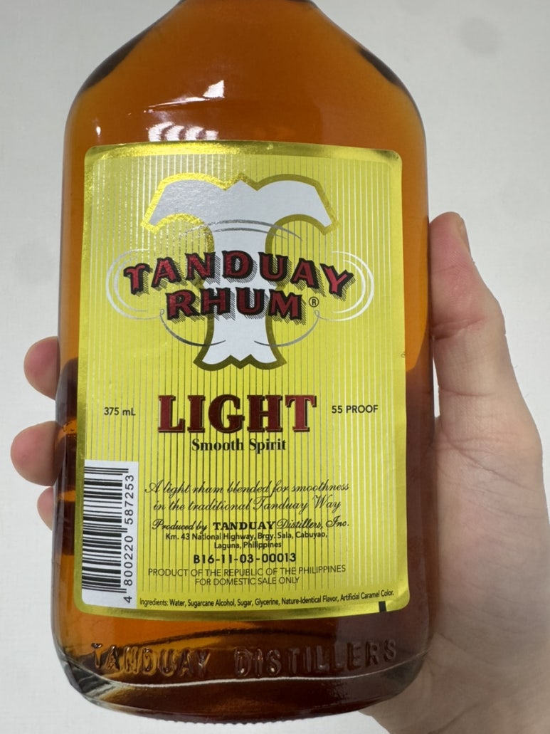 [럼/필리핀] 탄두아이 라이트 (TANDUAY RHUM LIGHT) : 네이버 블로그