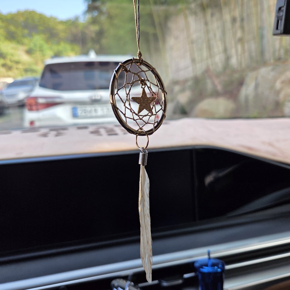 자동차악세사리 드림캐처로 행운을 조슬린의우아한공방 : 네이버 블로그
