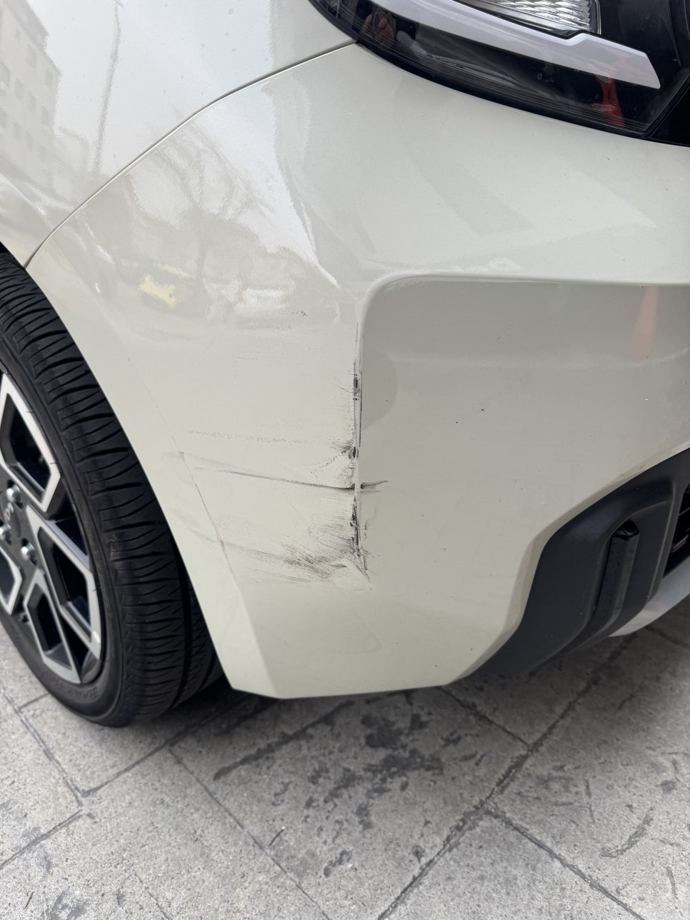 인천 영종도자동차수리 운서동자동차수리 기아 레이 앞범퍼 교체 후기 : 네이버 블로그