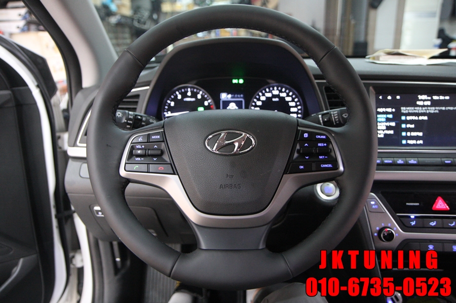 아반떼AD 순정핸들열선장착과 오토크루즈 작업 : 네이버 블로그