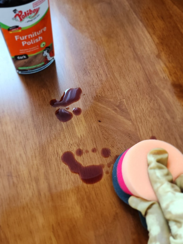 책상 스크래치 복구 대작전/ 폴리보이 vs 올드잉글리시 사용 후기 : 네이버 블로그