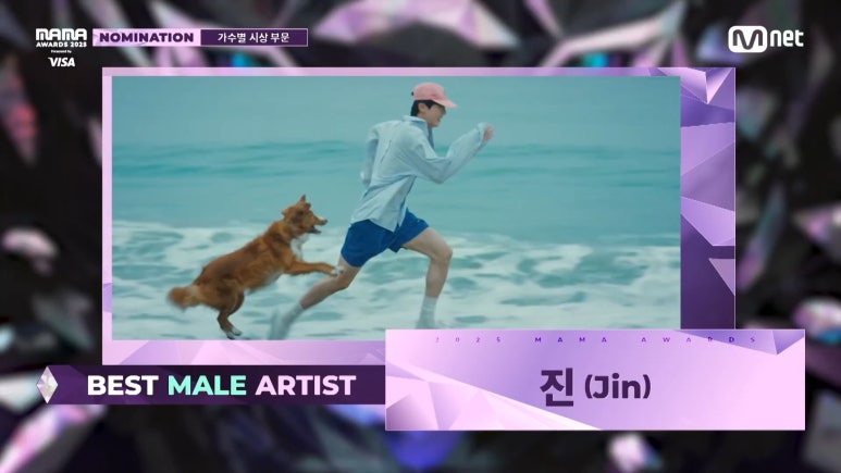 [BTS 방탄소년단 진] 2025 MAMA 마마 어워즈 4개부문 노미 네이트 & FANS' CHOICE 팬스초이스 1차 투표 ...