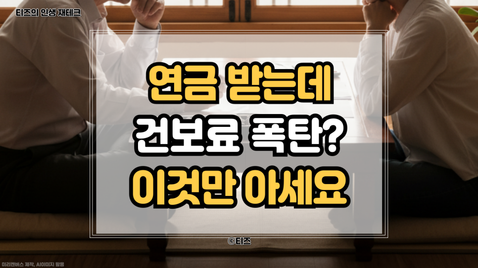 내 연금도 건강보험료 낼까? 연금소득 부과 기준 정확히 알려드립니다, 건보료 핵심 : 네이버 블로그