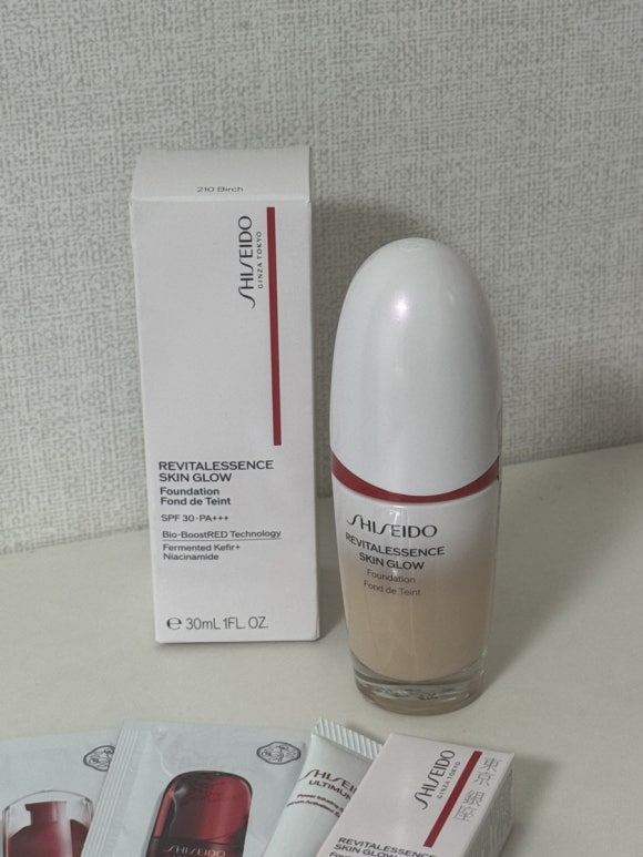 💁 시세이도 글로우 파운데이션 내돈내산 후기 (210/130 더블웨어 포슬린 색상 비교) : 네이버 블로그