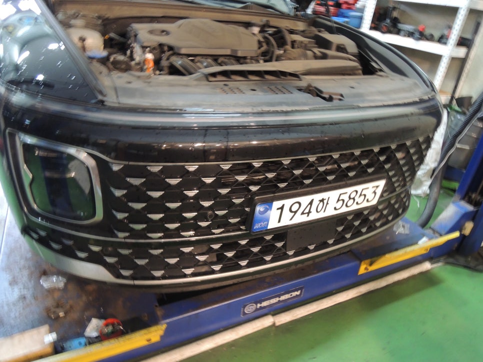 그랜져 gn7 2.5 엔진오일교환 5853 : 네이버 블로그