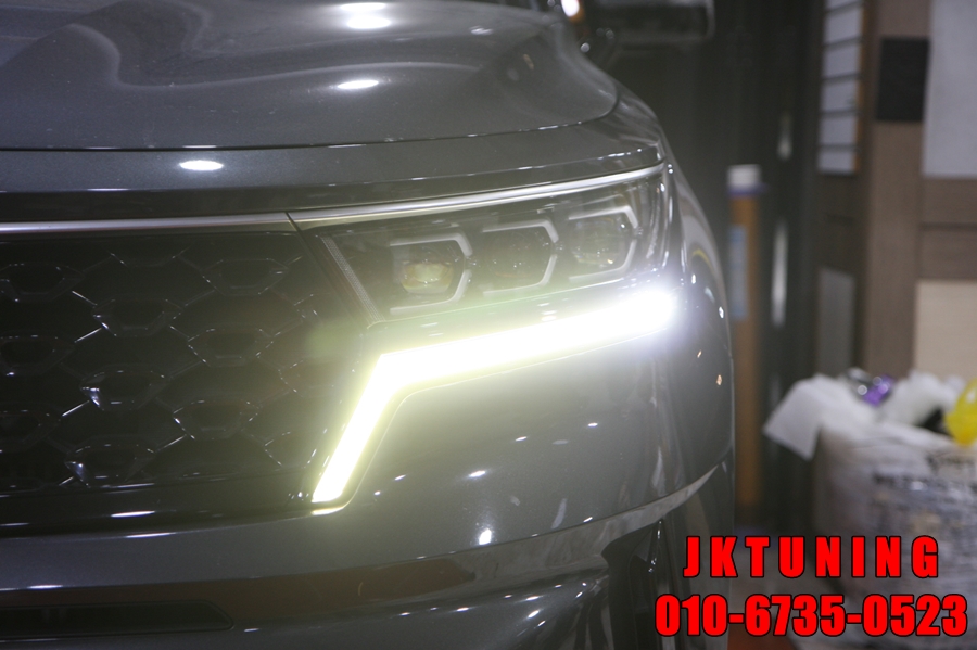 쏘렌토MQ4 운전석 데이라이트LED 황변 현상 수리작업 : 네이버 블로그