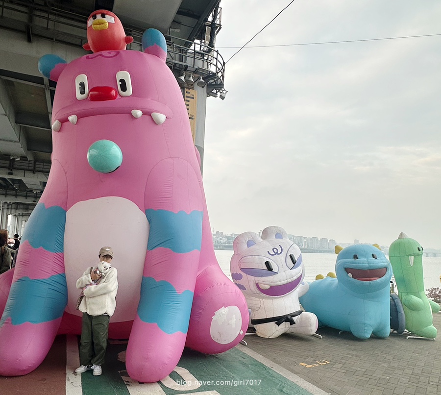 [2025년 차 없는 잠수교]반려동물 동반 뚜벅뚜벅 축제 럭키네 후기! : 네이버 블로그