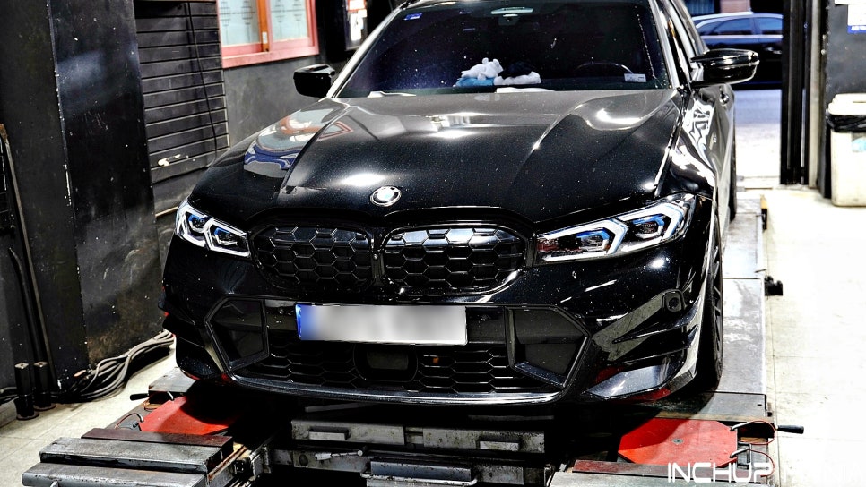 BMW G21 340I 투어링 - 브렘보 CTS-V 6P 브레이크킷 . HEL 브레이크호스 교환 작업 (인치업매니아안산점) : 네이버 블로그