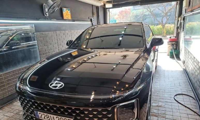 그랜저 GN7 앞범퍼 접촉사고 대물보험수리! 수지 신봉동 VIP자동차외형복원에서 완벽복원 : 네이버 블로그