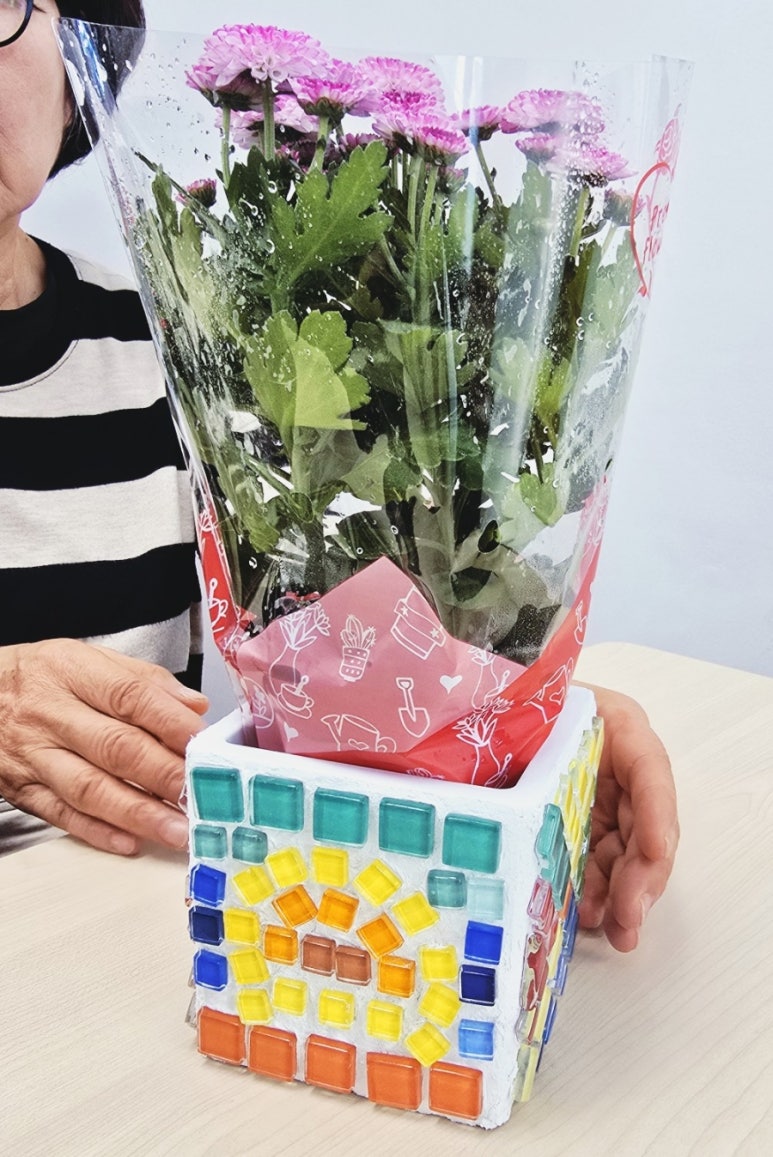 타일화분//복지관공예수업//노인공예수업//장애인공예수업//단체출강수업//기관출강//원예수업//타일공예//만들기수업//공예체험 ...