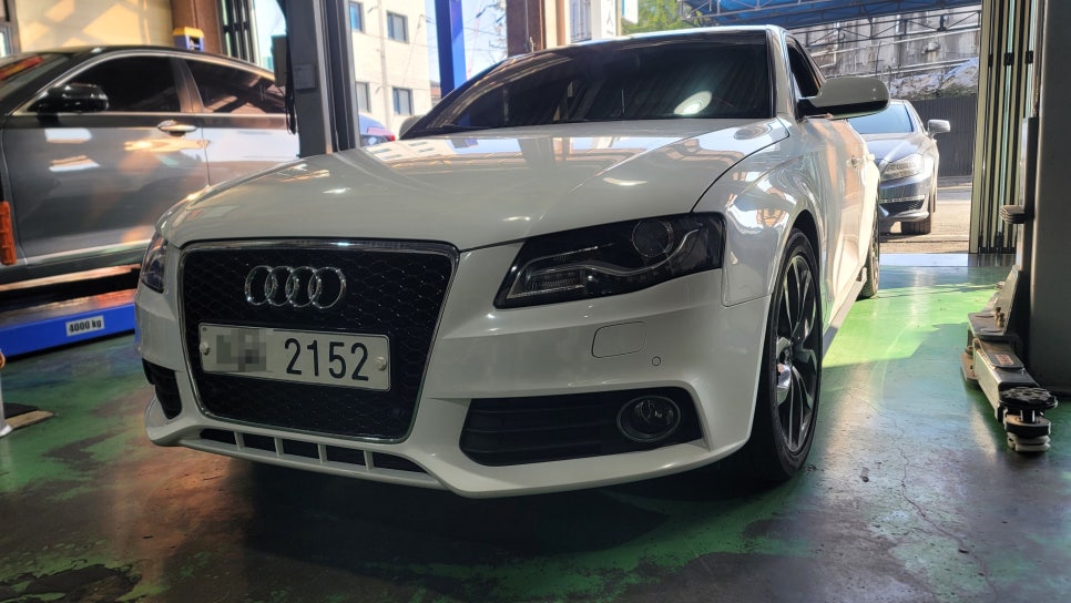 아우디A4 라디에이터 교환(2152) : 네이버 블로그