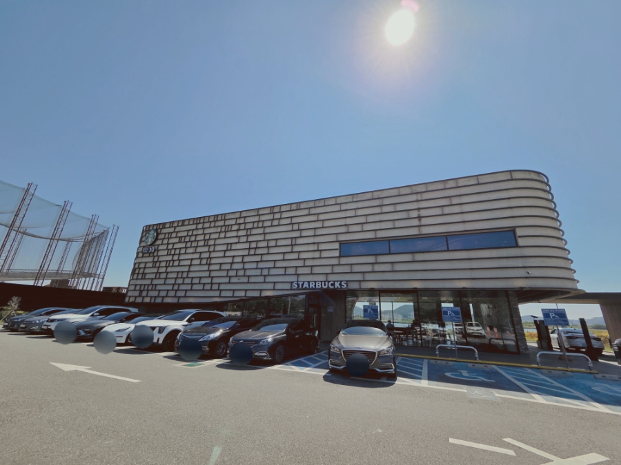 《스타벅스 명지강변DT점》°을숙도 근처 낙동강뷰 리버뷰°넓은 주차장°드라이브스루 : 네이버 블로그