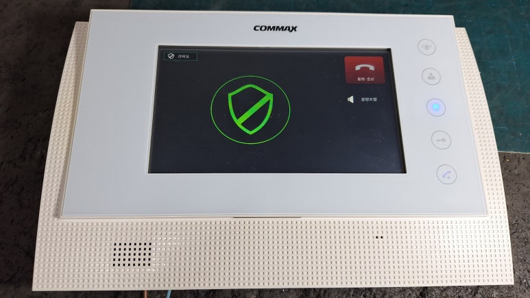 경기 부천시 소사구 코맥스 비디오폰 CAV-705UW 전원 고장 수리. : 네이버 블로그