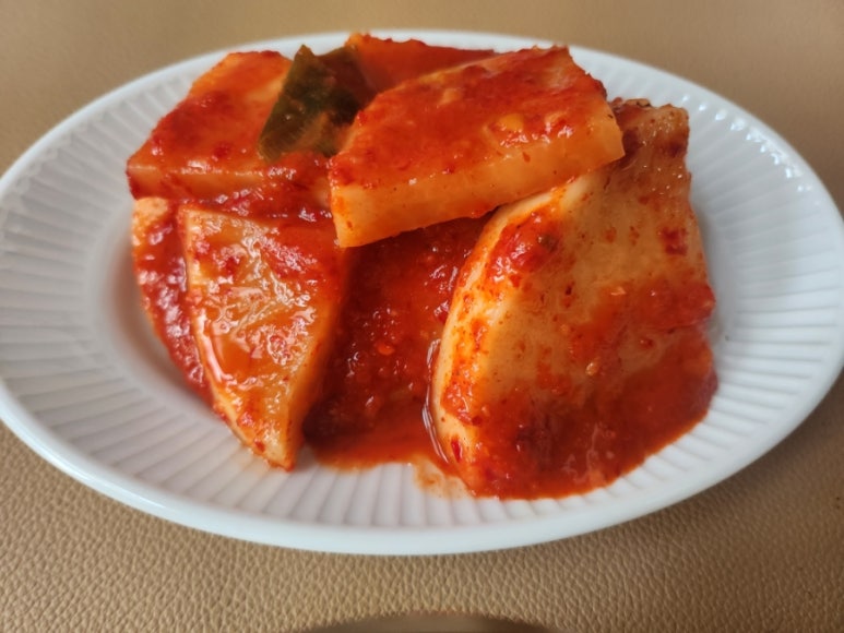 김장김치 레시피 10kg 김장양념 활용 무석박지 깍두기 만드는 법 : 네이버 블로그