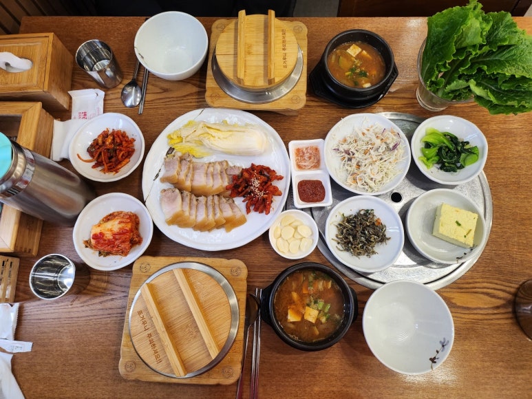 둔산동 한식 밥집 풀잎채한상에서 한돈보쌈정식 먹었어요 : 네이버 블로그