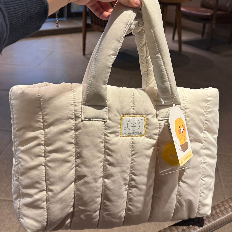 할리스 커피 춘식이 패딩백 15,900원 춘식이 콜라보 굿즈(SKT 멤버십 아메리카노 500원) : 네이버 블로그