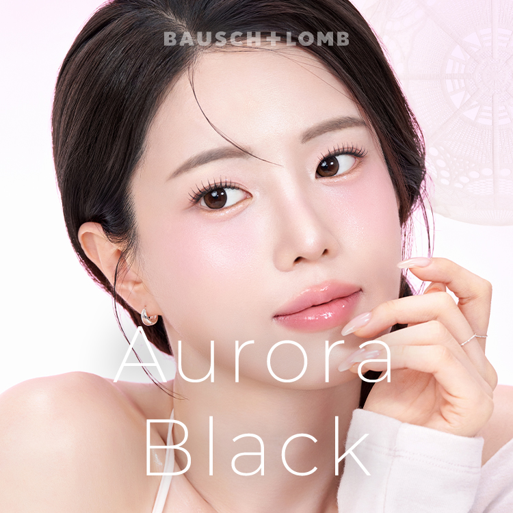 (바슈롬)레이셀 오로라블랙 하루용 컬러렌즈/13.0mm : 네이버 블로그