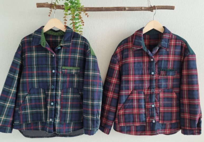 체크 누빔 자켓 : 네이버 블로그