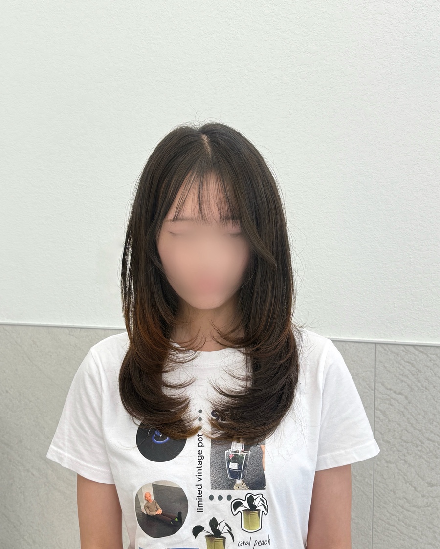 얼굴을 감싸는 러블리 허그컷 김해미용실 밀로헤어 장신대역점 : 네이버 블로그