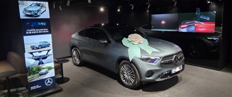 벤츠 GLC300 4M 쿠페 아방가르드 베르데실버/베이지 시트 출고 : 네이버 블로그