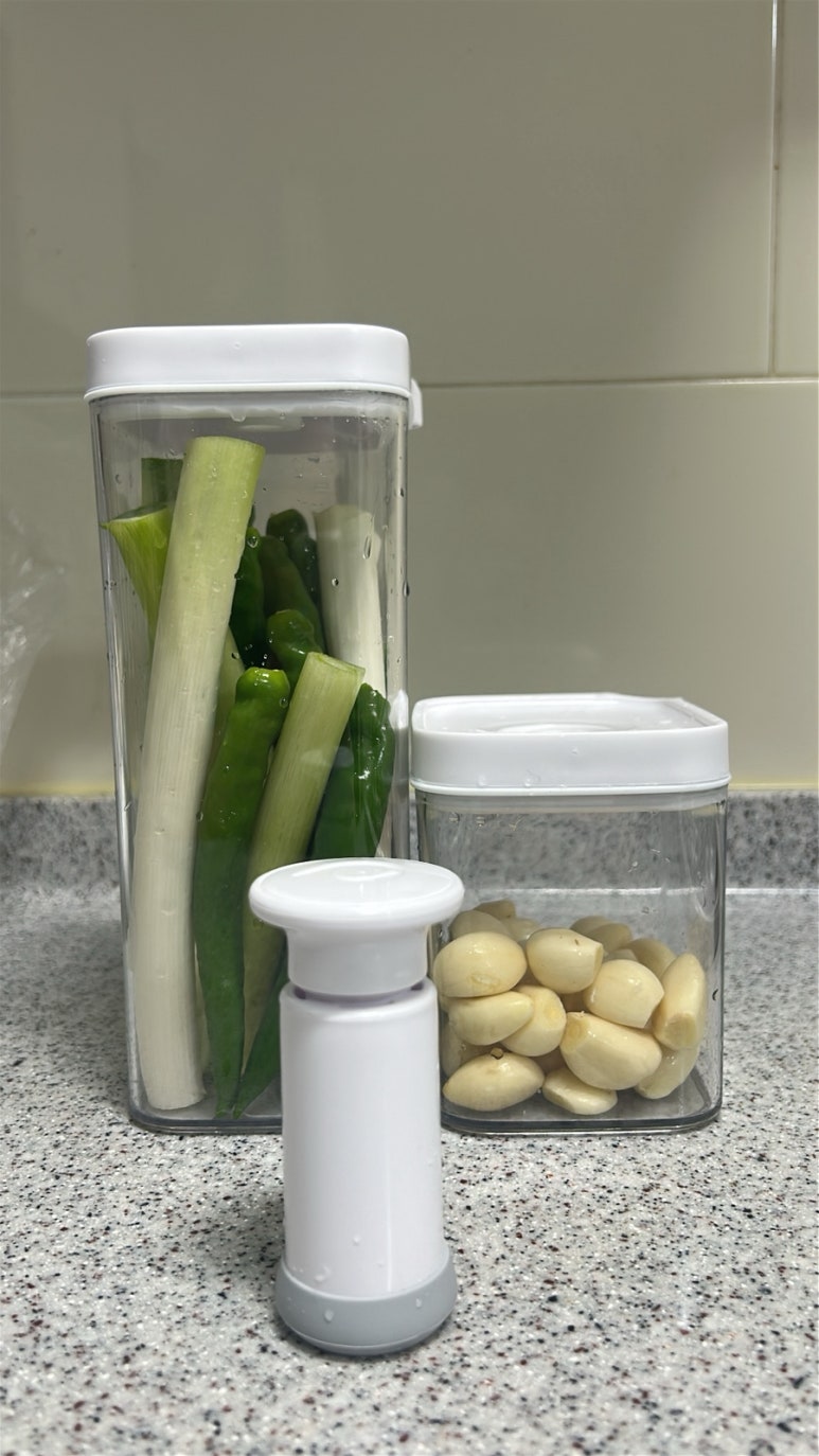 다이소 진공밀폐용기 실사용 후기 | 바퀜 진공용기 대비 가격1/10 초가성비 다이소 추천템 : 네이버 블로그