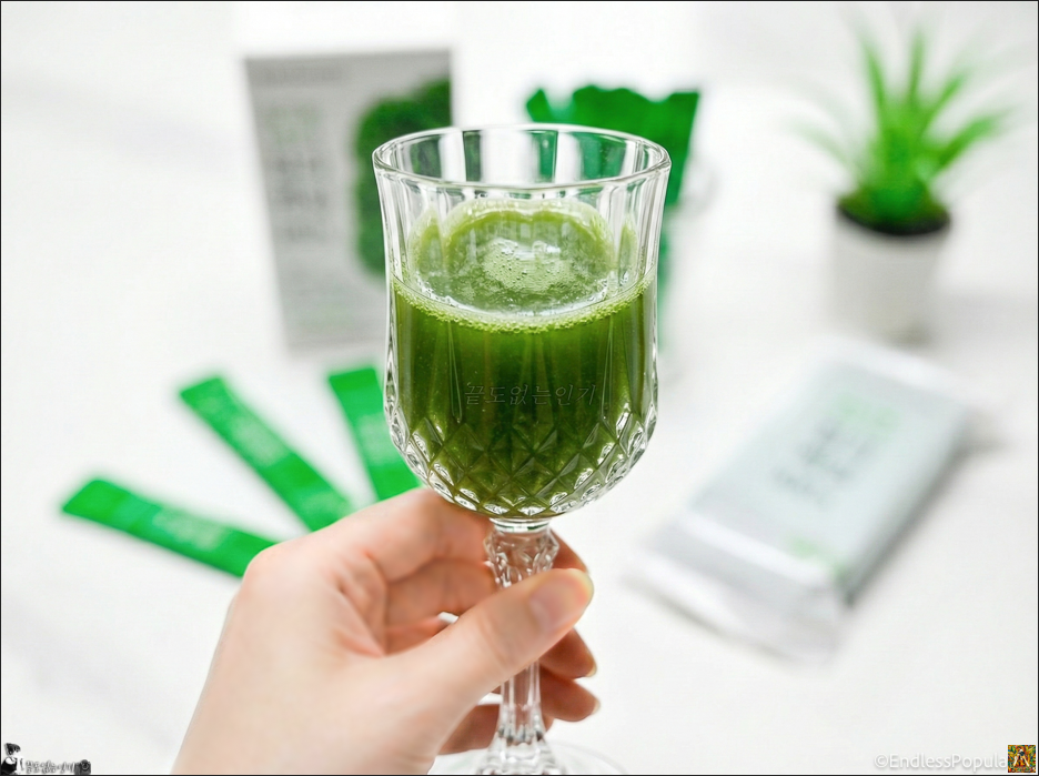 초간단 케일주스 레시피 유기농 케일가루 활용 건강주스 만들기 : 네이버 블로그