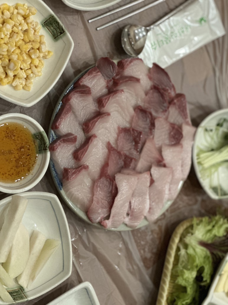 해삼 신선한 해산물 가성비 대방어 용인횟집 추천드려요 : 네이버 블로그