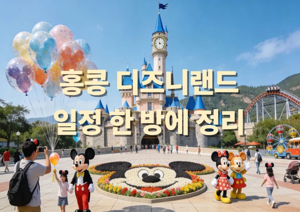 가족, 커플 여행지 고민 끝! 홍콩 디즈니랜드 일정 한 방에 정리 : 네이버 블로그