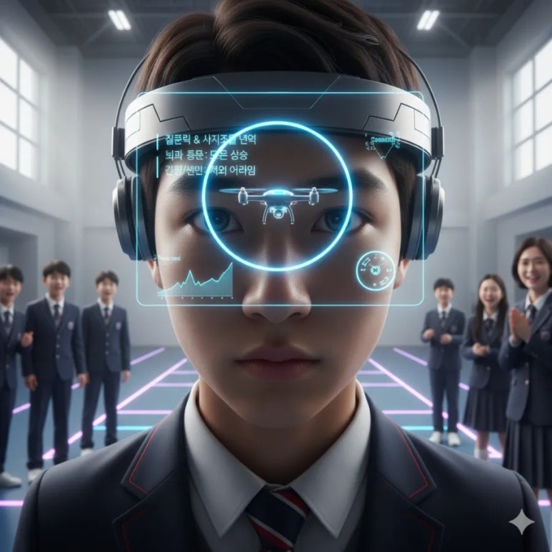 🧠 뇌파로 드론을 날린다고? 집중력이 곧 실력! 진로교육까지 잡는 뇌파드론체험 : 네이버 블로그