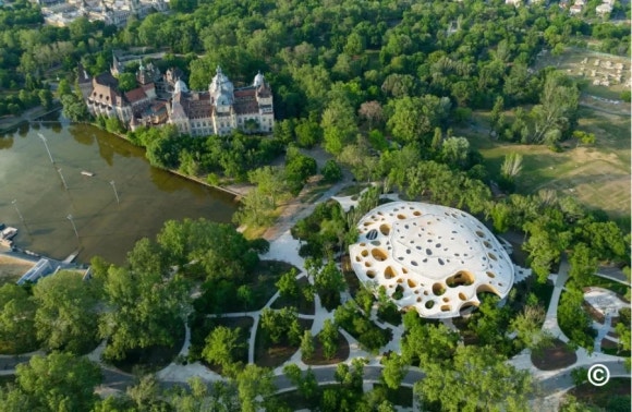 소우 후지모토의 헝가리 음악당, house of music hungary, budapest, sou fujimoto, 2021 ...