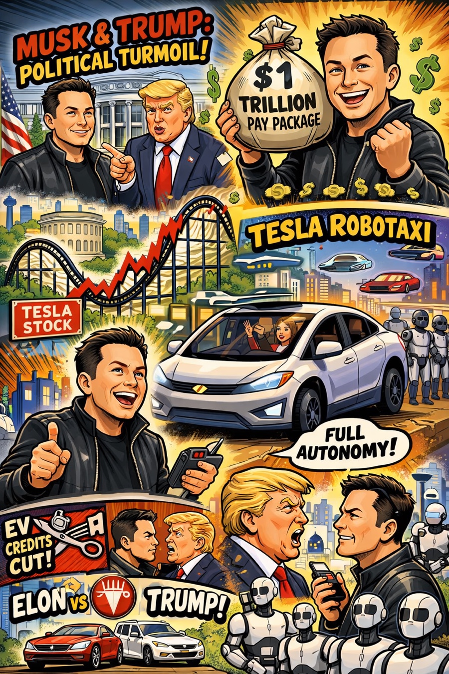 2025년 테슬라(TSLA)의 롤러코스터와 3대 핵심 이벤트 : 네이버 블로그