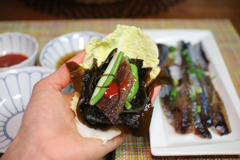 과메기 손질하는법 과메기 껍질 벗기는법 배터지게 집에서 과메기 먹기 : 네이버 블로그