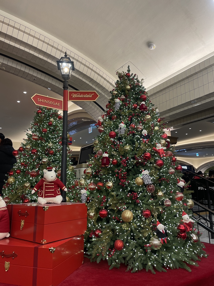 신세계 백화점 강남점 크리스마스 마켓 스위트파크 원더랜더 주말 방문 후기 (feat. 포토존 천지) : 네이버 블로그