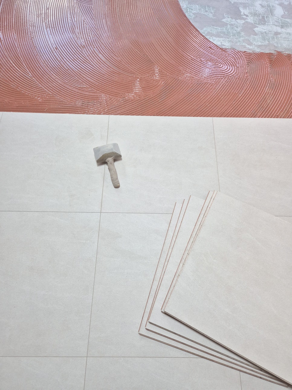 강마루 공사 마뷸러스 젠 모로칸크림 실제 현장 후기 : 네이버 블로그