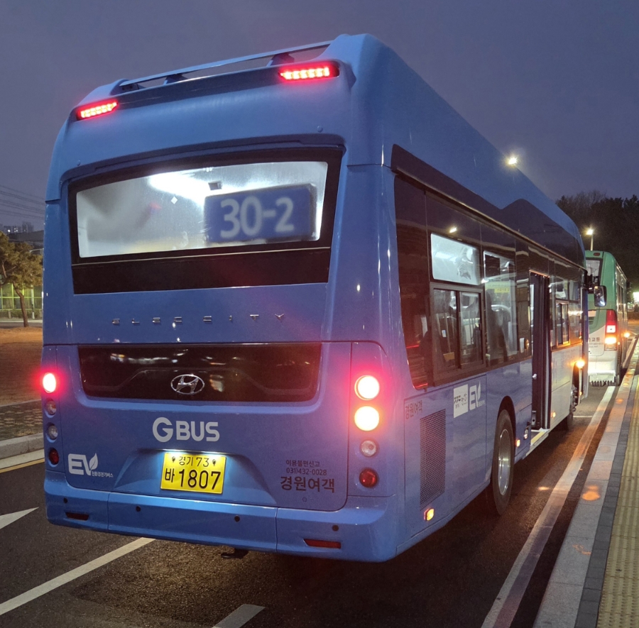 [시내버스 주행영상](경기안산) 경원여객 30-2번 1807호(신차) : 네이버 블로그