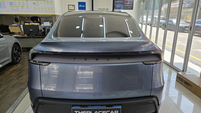 가산썬팅_모델Y 주니퍼 글레이셔 블루, 3M썬팅 크리스탈라인+신차검수+하이패스+PPF 8종+유리막코팅+유리발수코팅+타이어코팅 ...