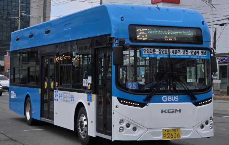 [수원/시내] 수원여객 25번 2606호 KG C110 EV : 네이버 블로그