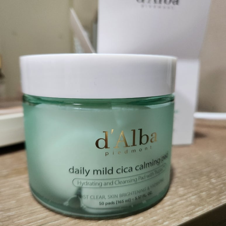 Dalba 달바 데일리 마일드 시카 카밍패드 솔직 후기 토너+세럼+에센스+미스트를 하나로 리프팅과 탄력을 원샷에 내돈내산 ...