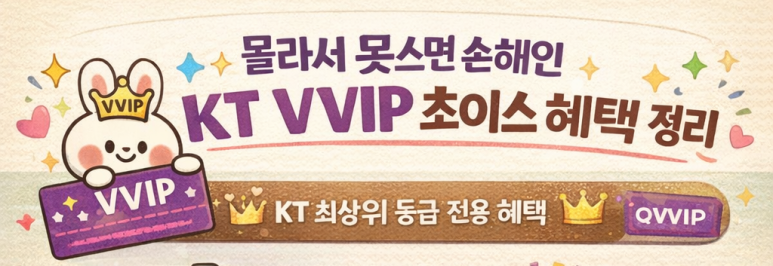 💜🎁 KT VVIP 초이스 제대로 쓰는 방법 총정리 : 네이버 블로그