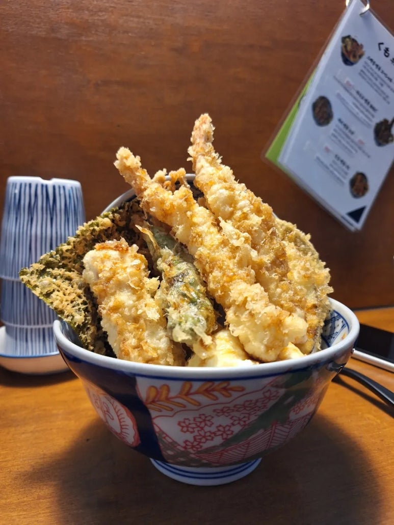 [내돈내산] 치즈돈까스튀김과 온천란이 기본으로 제공되는 텐동맛집 '쿠모' : 네이버 블로그