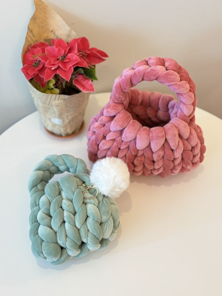 핸드니팅 가방만들기 원데이클래스 출강 초보여도 괜찮아요!!! : 네이버 블로그