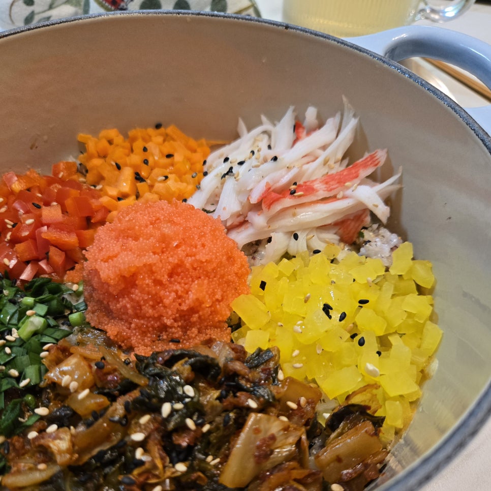 반찬 하기 싫은 날 치즈 품은 날치 알밥 만들기 당뇨 한그릇 메뉴 추천 : 네이버 블로그