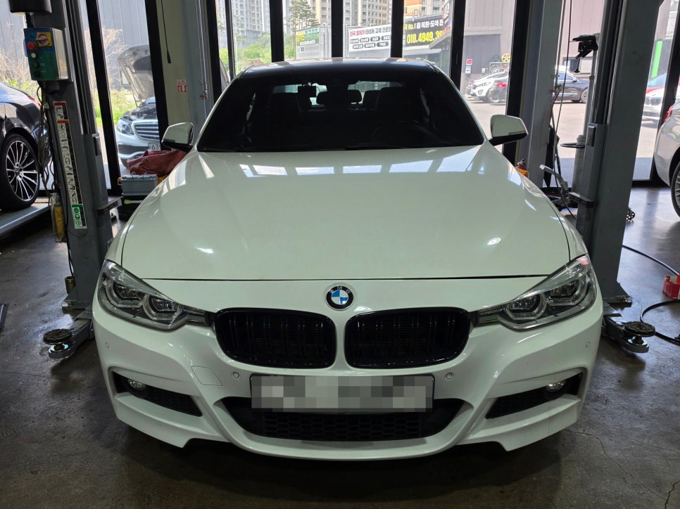 BMW 320d 엔진마운트 및 미션마운트 교체, 텐션암, 로워암 좌우 교체, 사이드 케이블 브라켓 교체, 수입차 소모품 교체 ...