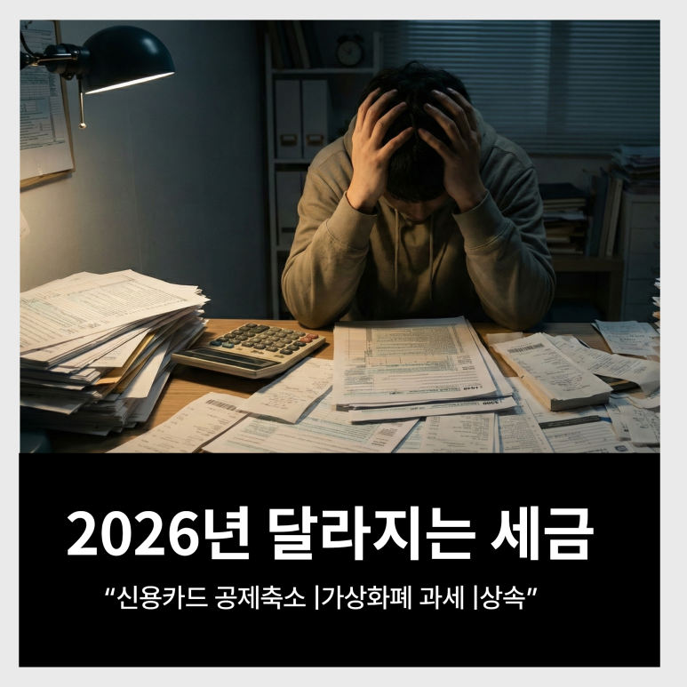 2026 달라진 세금 기준: 신용카드 공제· 가상화폐· 상속세 팩트 체크 : 네이버 블로그