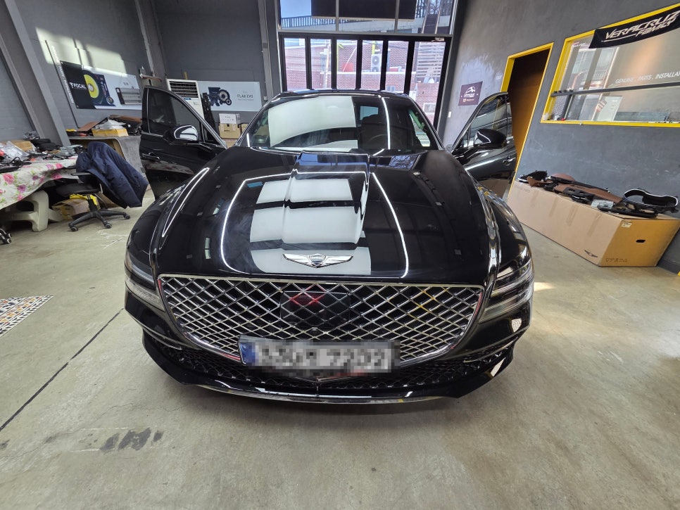 제네시스 올 뉴 G80 순정 헤드업 디스플레이(HUD) 장착 시공입니다 [ 튠업 TUNE-UP] 고양시,일산,파주 : 네이버 블로그