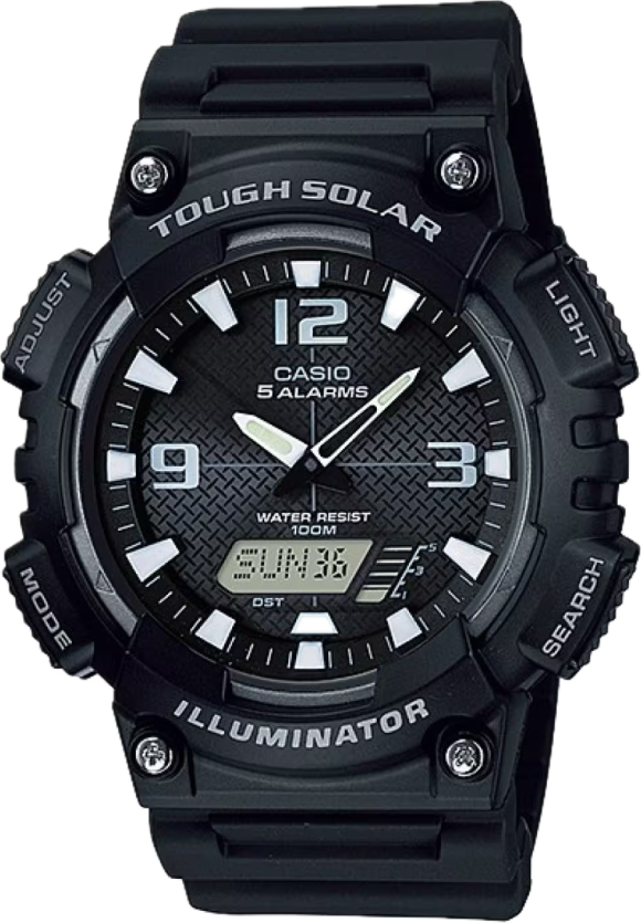 카시오 태양광충전 손목시계 (AQ-S810W-1AV) : 네이버 블로그