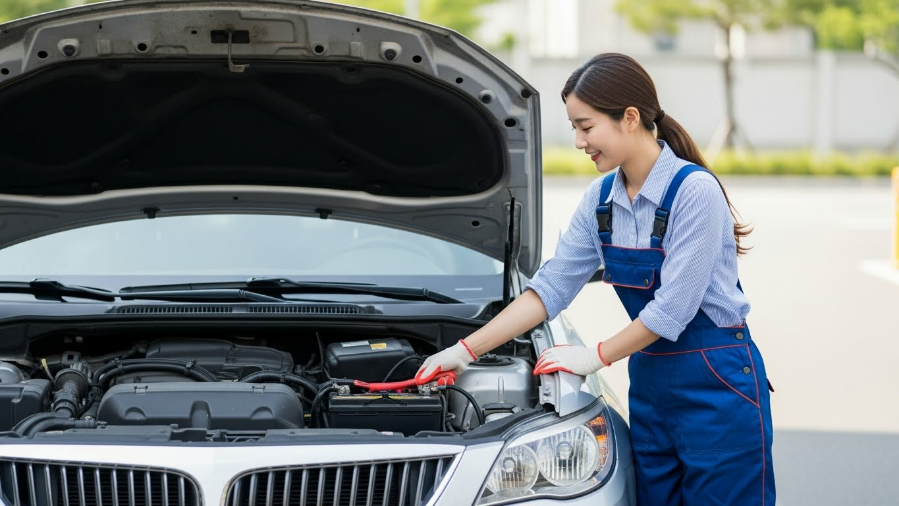 자동차 시동 시 14.1V였던 전압이 주행 후 11.6V로 급락하며 배터리 경고등 점등된 원인이 무엇인지 궁금합니다. : 네이버 블로그