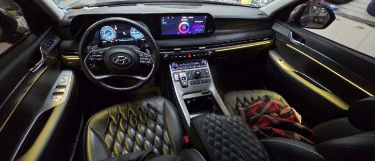 경주 팰리세이드 LX2 페이스리프트 순정 엠비언트 없다고 슬프세요? : 네이버 블로그