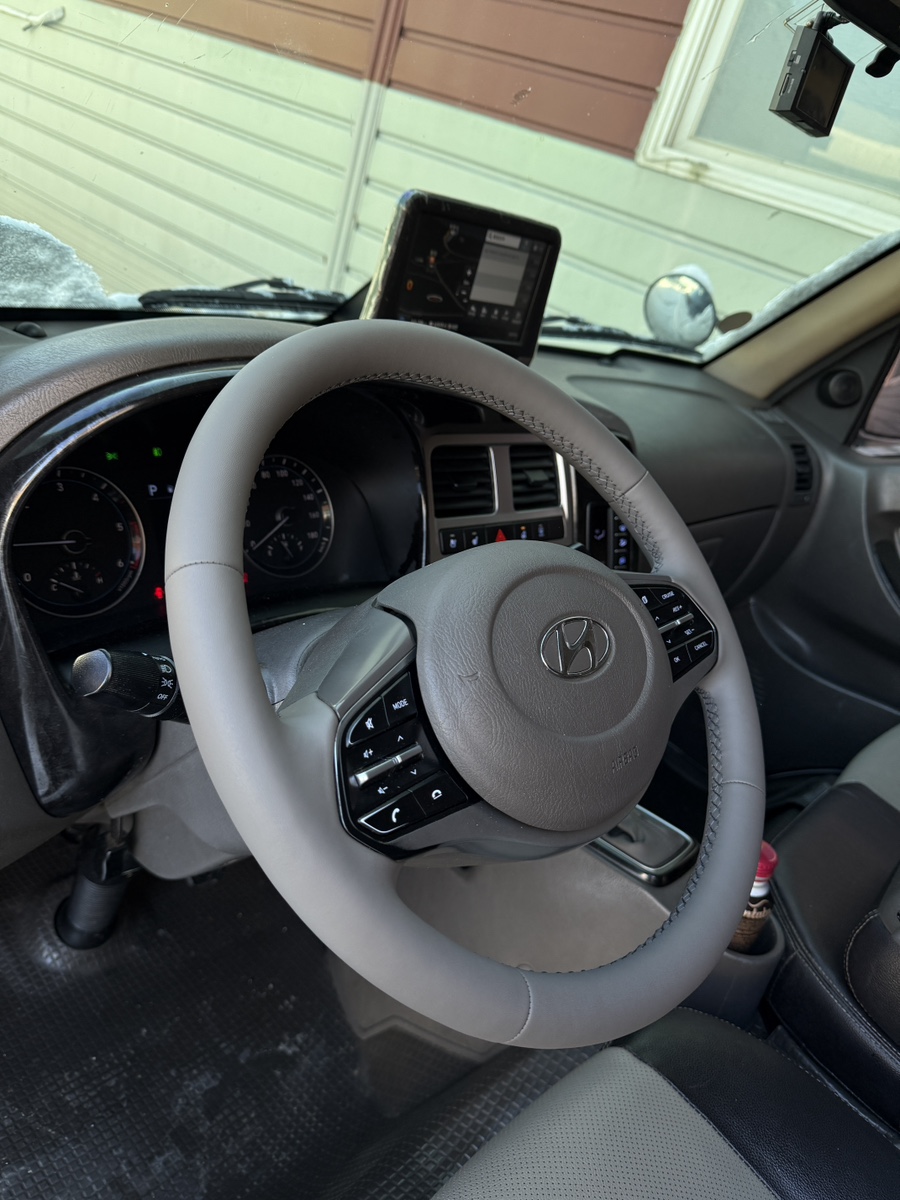 [더핸들]현대 포터2 핸들가죽교체 복원작업 가죽 터짐 · 열선패드 노출 → 순정 그대로 복원 : 네이버 블로그