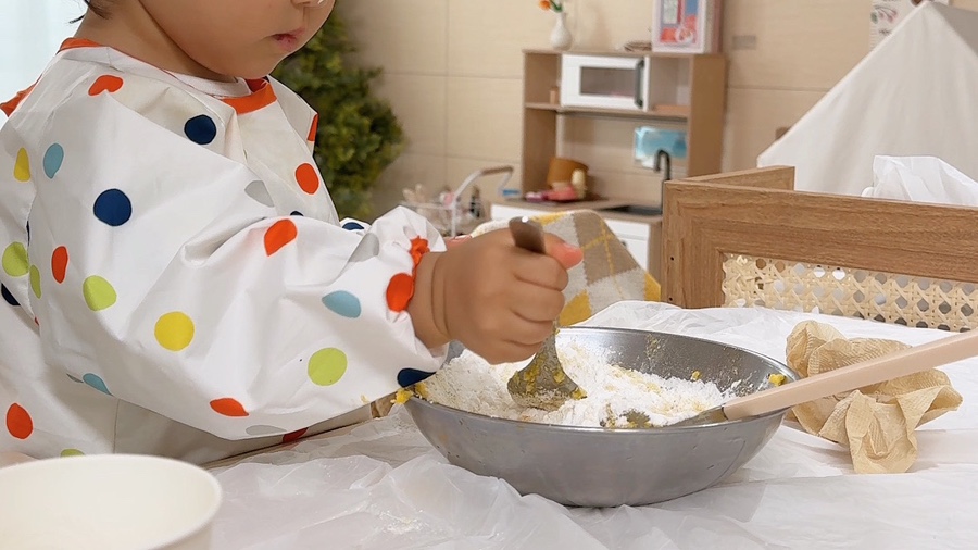 아기와 함께한 달콤한 집콕 홈베이킹 | 잉글리쉬에그 Baking Time 독후활동 : 네이버 블로그